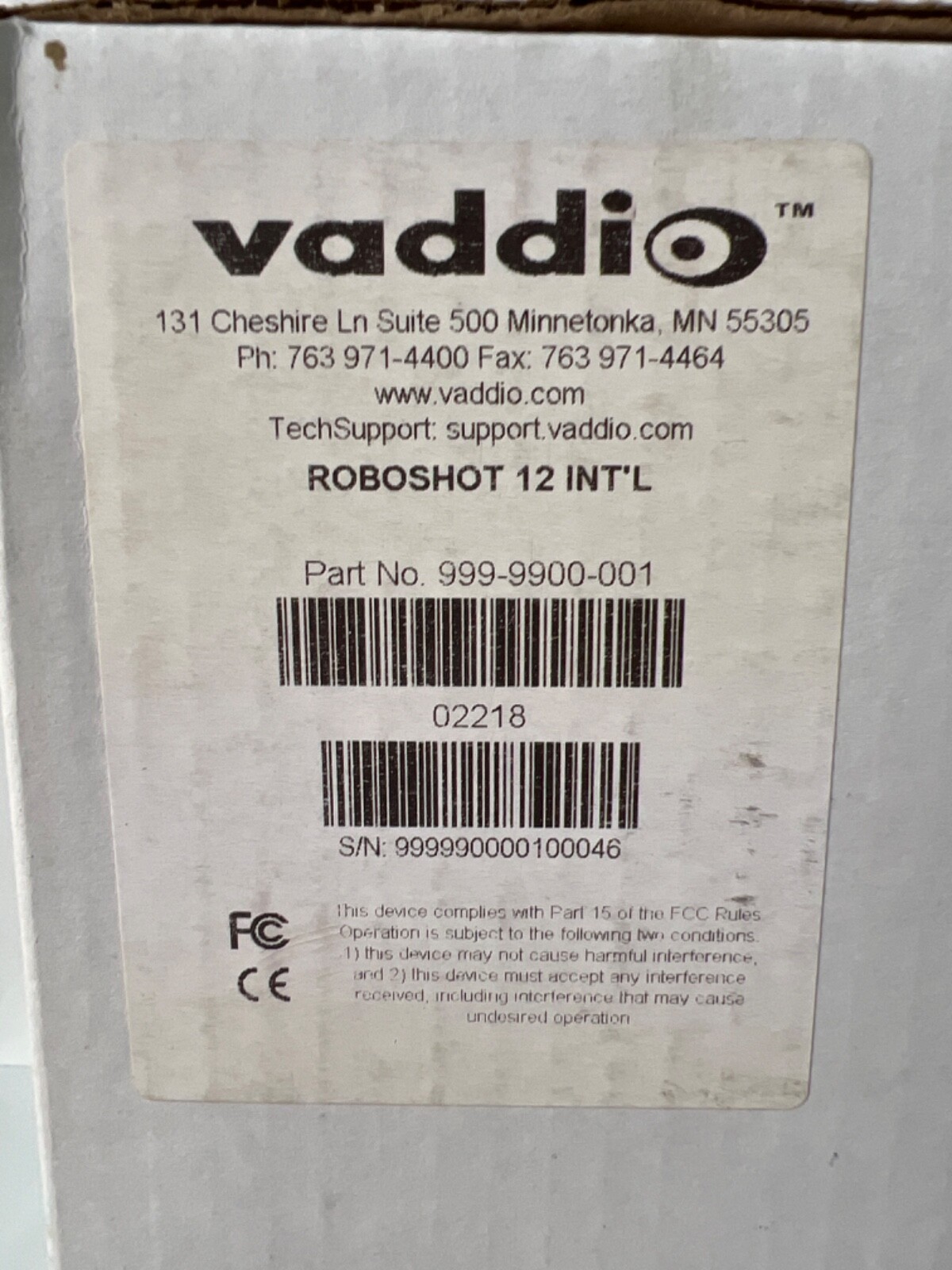 Vaddio Roboshot 12 USB 999-9909-000 for sale online | eBay
