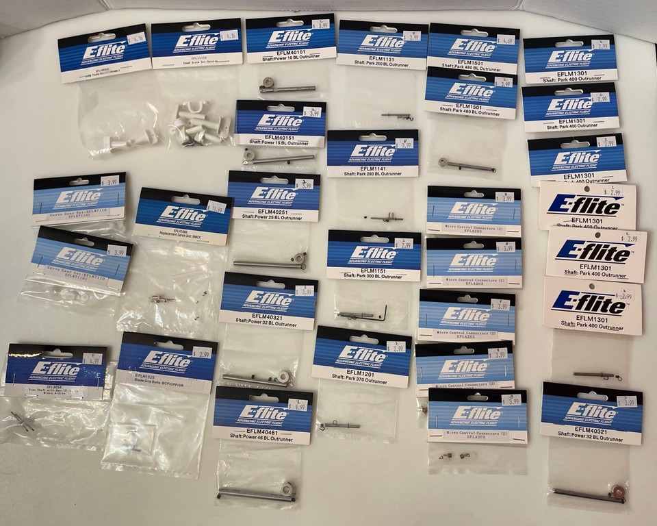 Huge Lot of R/C Model Airplane Parts Over 150 Packages | eBay