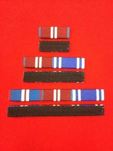 Police Body Armour Ribbon Bar Hook & Loop Diamond Golden Jubilee Police ...