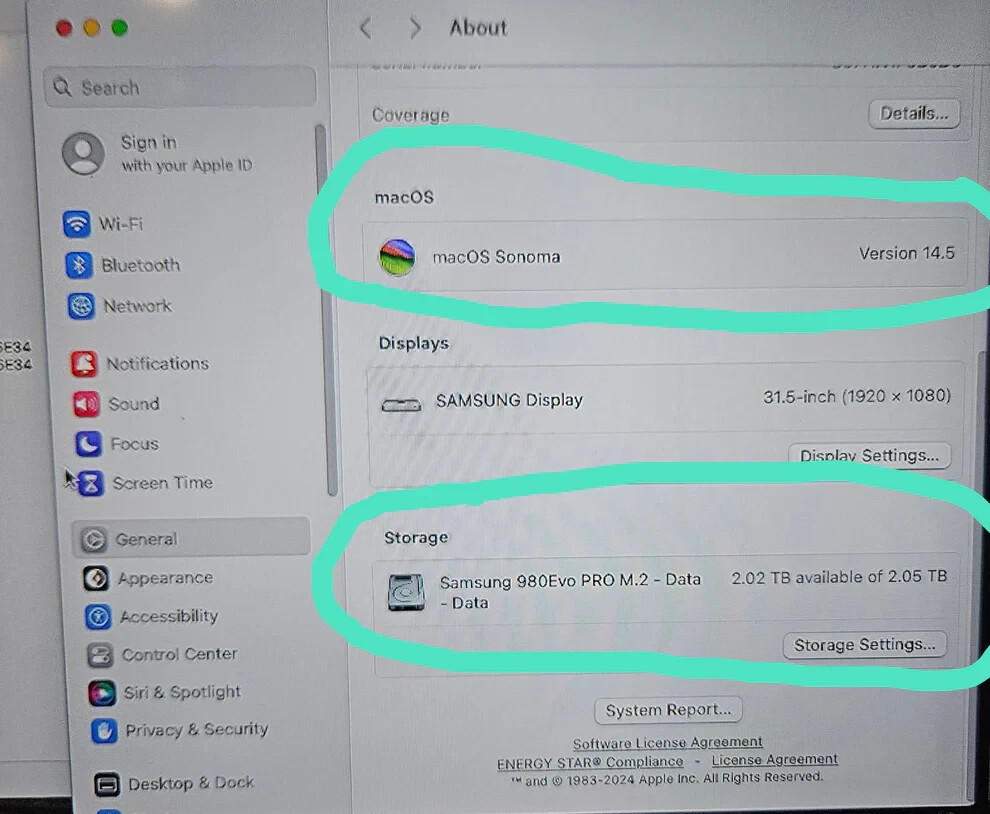 Custom Mac Mini A1347 | 2TB M.2 SSD - macOS Sonoma | 500GB Apple HD ...