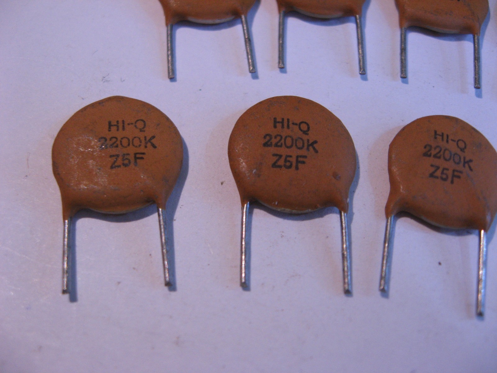 Capacitor Ceramic Disc 2200pF 500V 10% Z5F Hi-Q 2200 - NOS Qty 10 | eBay