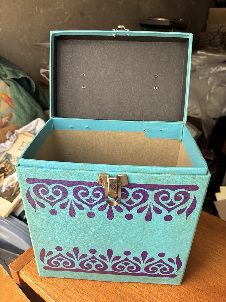 PLATTER PAK Stackable 45 Record Case 7” Box No. 700 Series Amfile 1960s ...