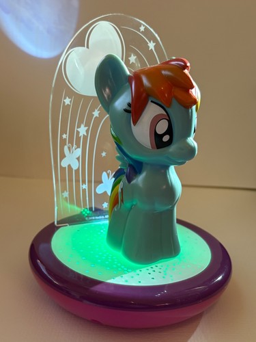 2016 My Little Pony Rainbow Dash Go Glow 3 in one night light/torch ...