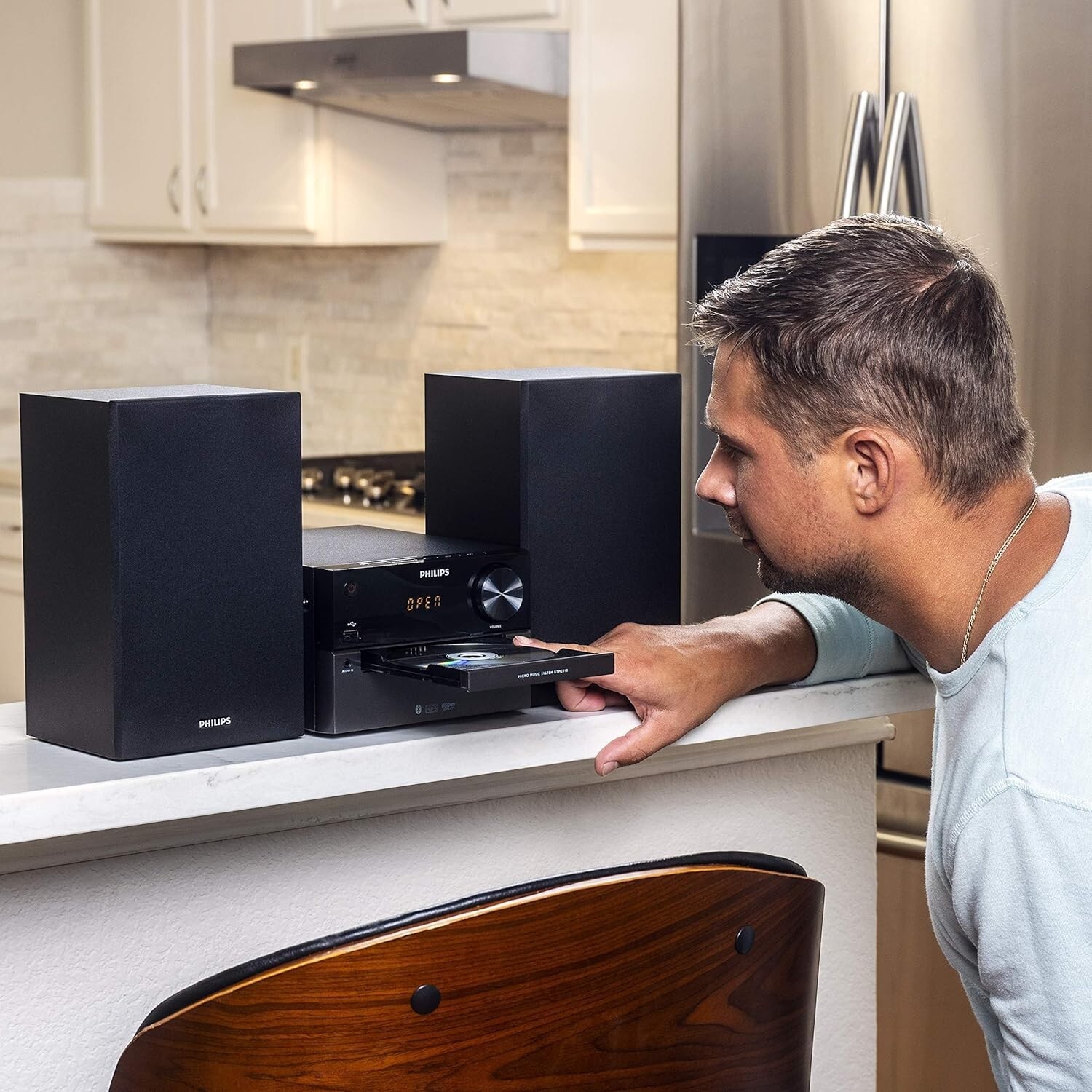 Philips M4505/12 Stereoanlage mit Bluetooth DAB+/UKW Radio, USB, CD ...