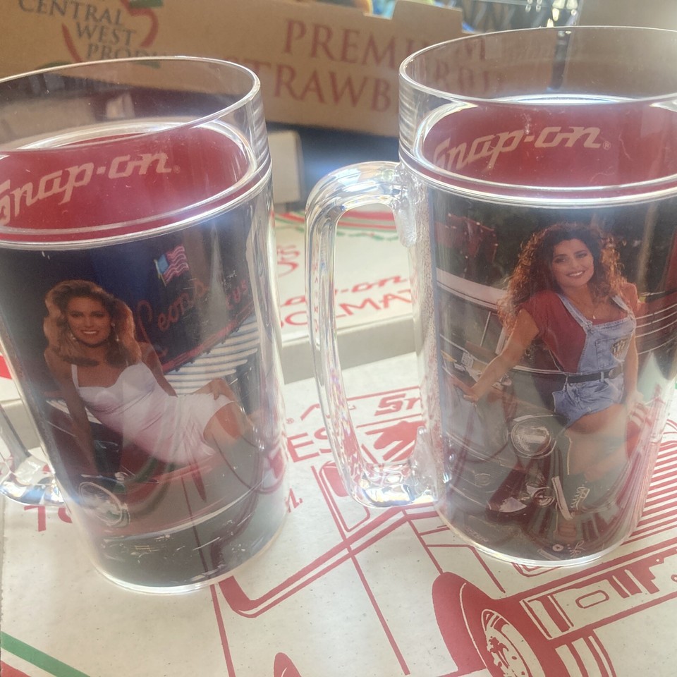 Snap On Tools Mugs Toolmates Playmates Set 6 Cups 1992 Collectors ...
