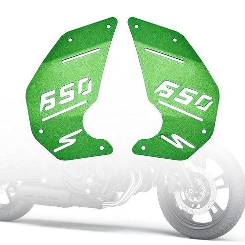 Cnc Engine Side Panel Cover Plate Green For Kawasaki Vulcan S En650 ...