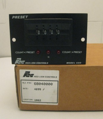 Red Lion Preset Counter 680 68040000 new | eBay