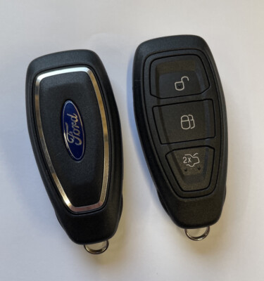 FORD 3 BUTTON REMOTE SMART KEY FOB FIESTA FOCUS KUGA ETC! TESTED! 7S7T ...