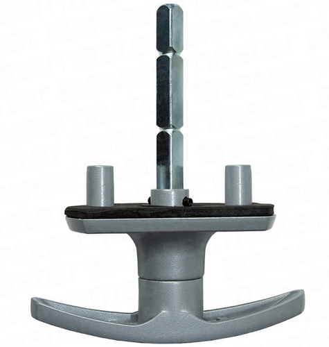 HENDERSON GARAGE DOOR LOCK HANDLE T Bar KEYS MERLIN DORIC GREY SILVER ...