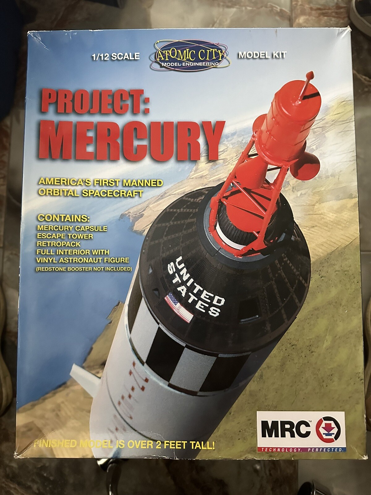 MRC Atomic City Project Mercury 1/12 Model Kit 0062001 Factory Sealed ...