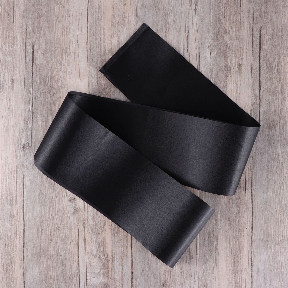 6PCS black satin sash Satin Sash Blank Decorative Etiquette Party Plain ...