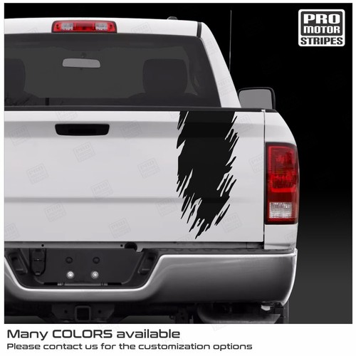 Dodge RAM 1500 2500 3500 Tailgate Rear Rip Splash Decal Stripe (Choose ...