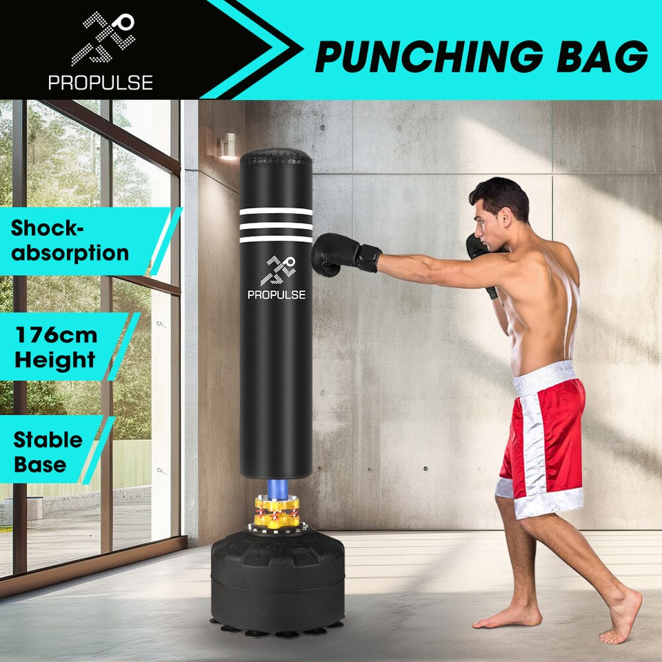 Propulse Boxing Punching Bag Free Standing Speed Bag Adults Kick ...