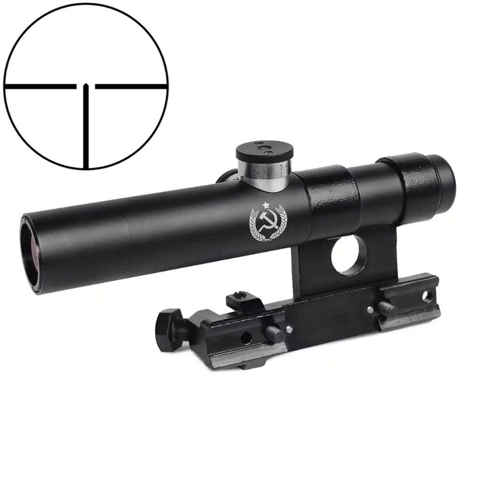 Mosin Nagant PU 3.5x20 Scope HD Shockproof Military Tactical Hunting ...