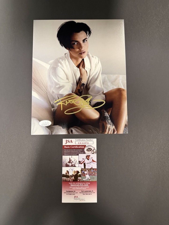 Ruby Rose signed 8x10 JSA COA | eBay