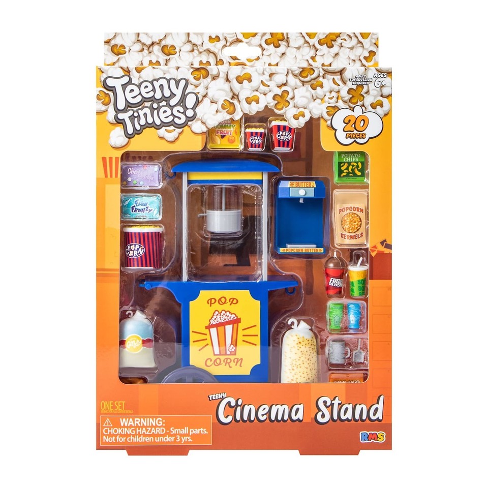 Teeny Tinies Cinema Stand Mini Playset Toy "20 Miniatures Piece" Brand ...