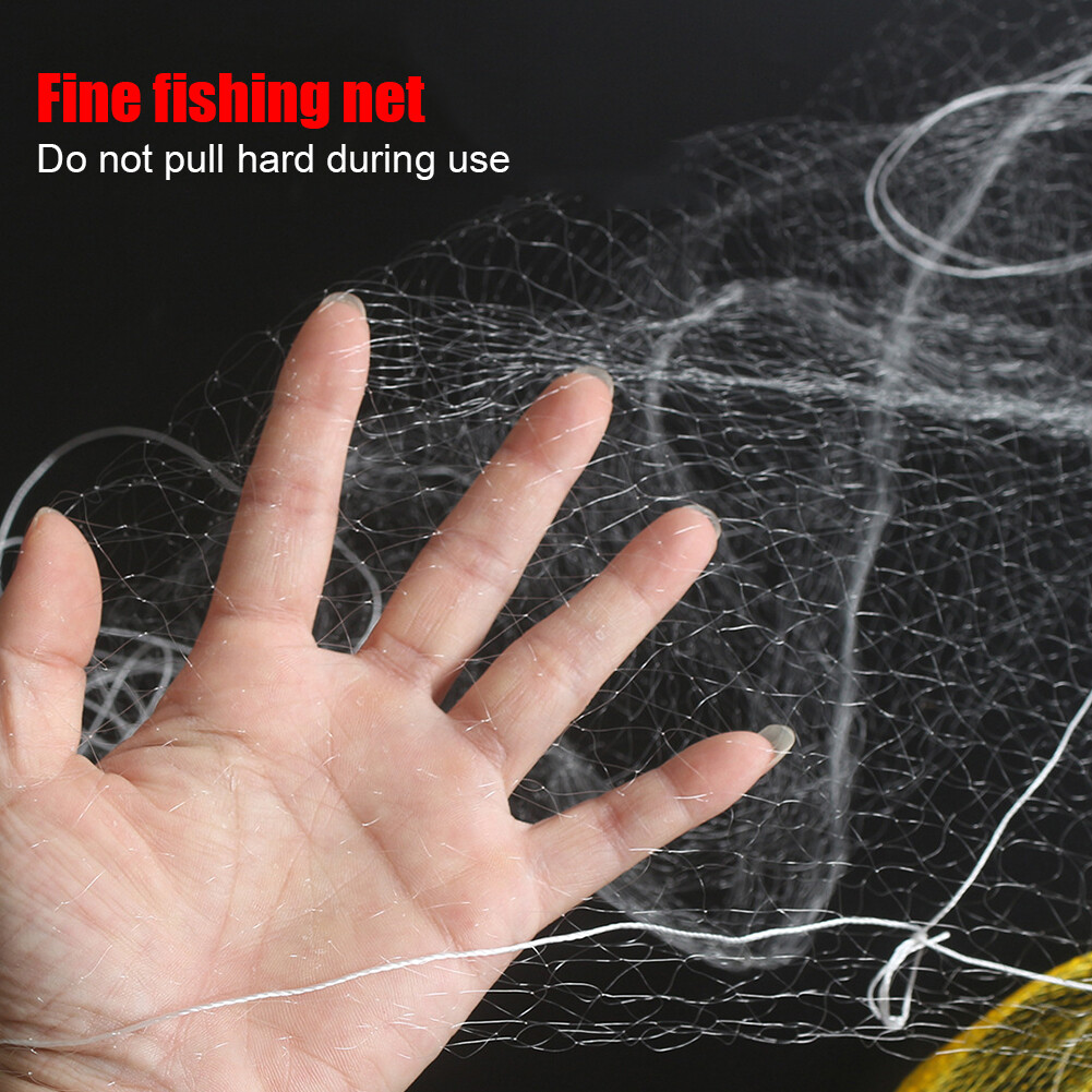 Fishing Cage Fishnet Mesh Netting Outdoor Fishing Pesca Tackle (2 Mesh ...