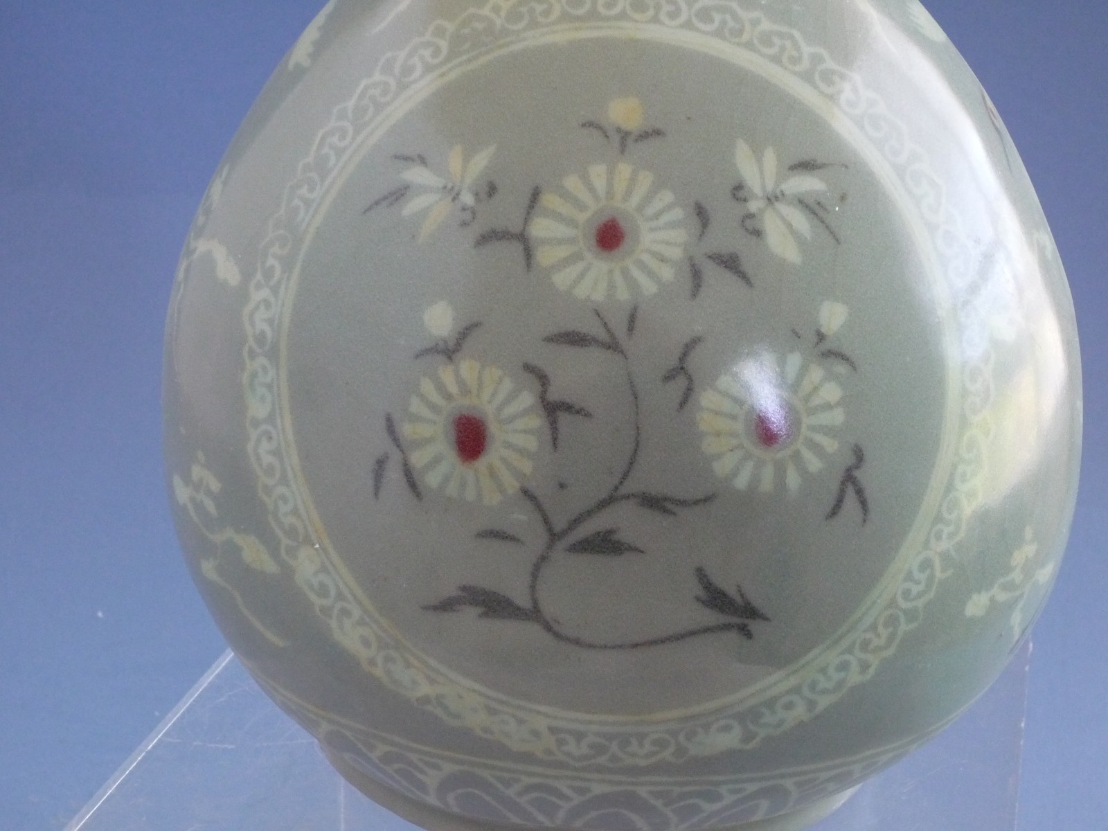 Korean Koryo Dynasty Birds Pattern Vase 高麗瓷鶴紋葫蘆瓶 | eBay