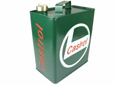 Castrol Iron Square Petrol Fuel Can, Storage boxes, garage tools, man ...