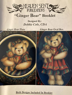 Deluxe Tole Painting Pattern Packet: Ginger Bear Booklet (2 Designs ...