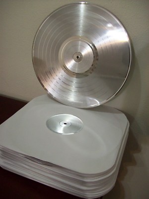 Blank Silver Platinum Plated LP Record High Quality to Custom Award ...