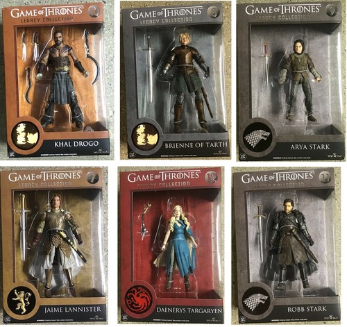Game of Thrones Funko Legacy Action Figures Complete Set of 6 Figures ...