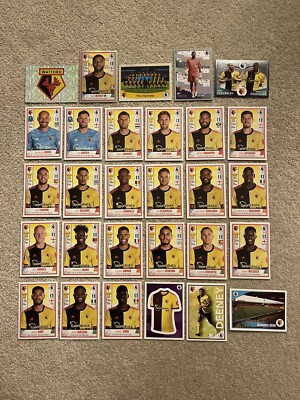 Panini Premier League Football 2020 Holo Watford Stickers Bundle Job ...