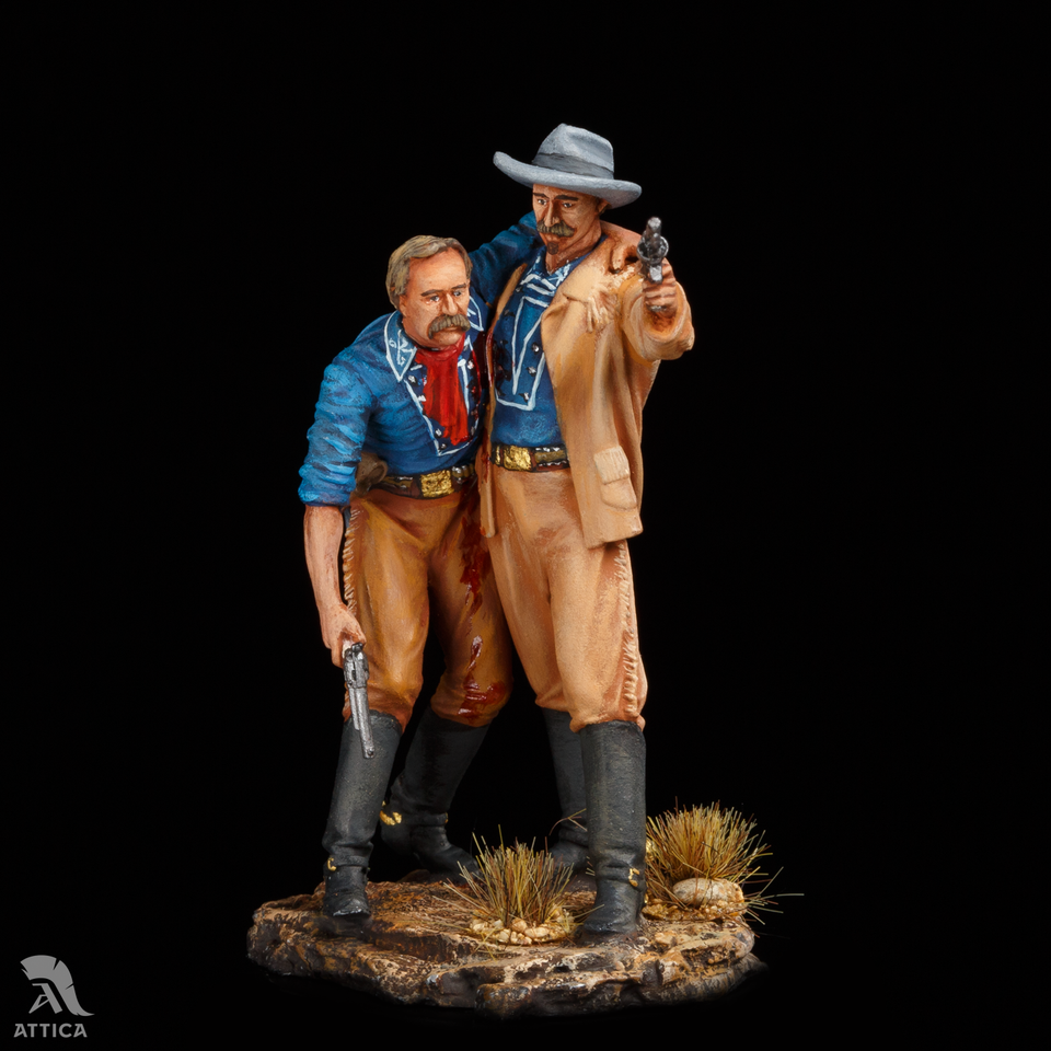 Thomas & George Custer 54mm Painted Tin Toy Soldier Pre-Sale ...