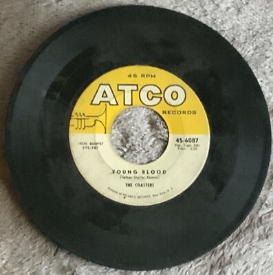 THE COASTERS 45 - YOUNG BLOOD / SEARCHIN' - ATCO 45-6087 - 1957 | eBay