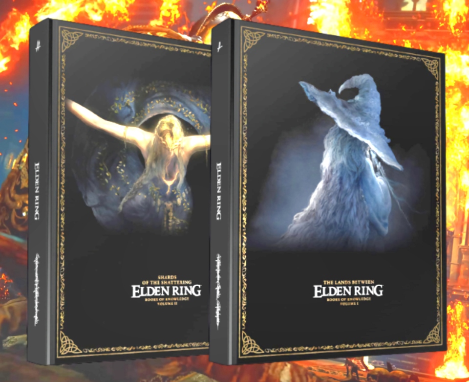 🔥 Hardcover Elden Ring Official Strategy Guide Volume 1 and 2 Bundle ...