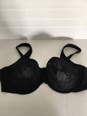 Catherine's Full Figure Bra No Padding Lace Cups Padded Straps ...