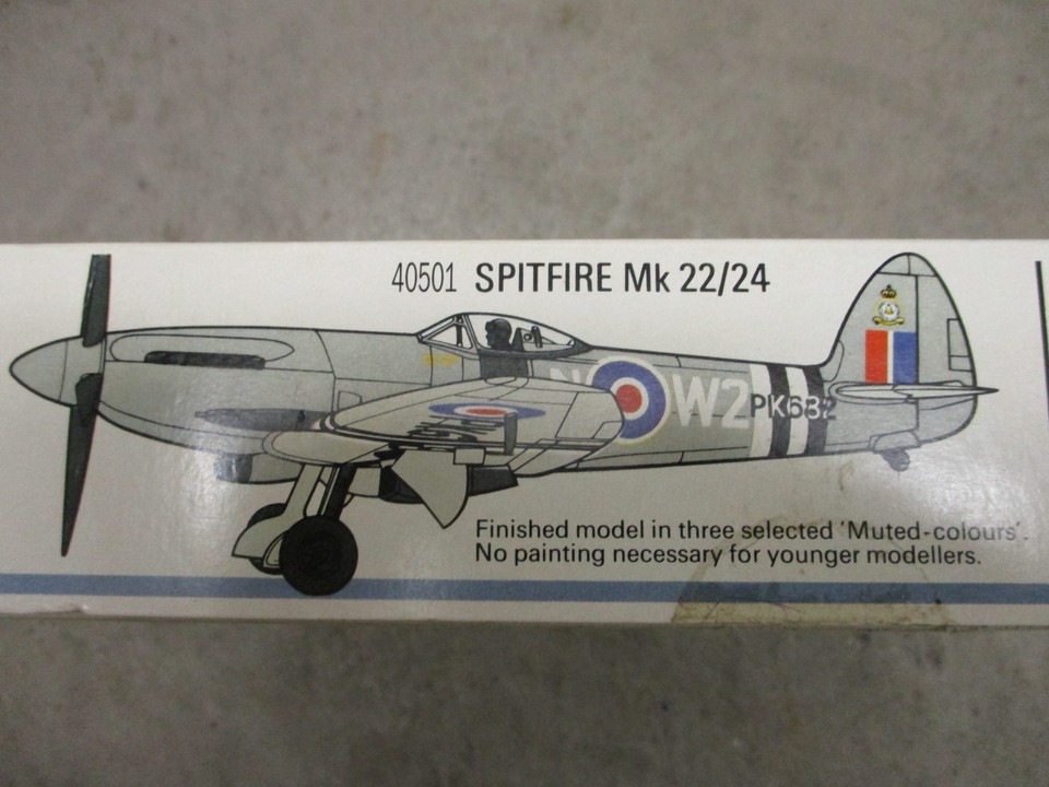 Matchbox 1/32 Scale , Spitfire Mk-22/24 Airplane Model Kit PK 501 | eBay