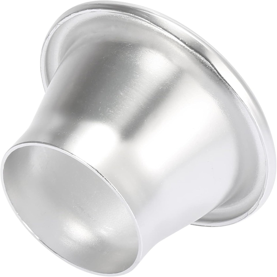 X AUTOHAUX 2.5 Inch Neck Aluminum Bellmouth Velocity Stack Silver Tone ...