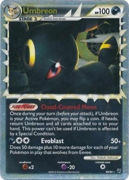 Umbreon (Prime) - 86/90 - Pokemon Undaunted Ultra Rare LP | eBay