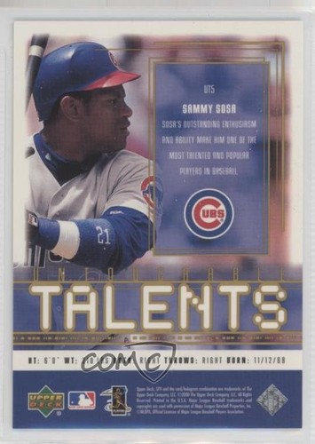 2000 SPx Untouchable Talents Sammy Sosa #UT5 | eBay