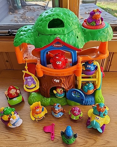 Playskool Weebles Treehouse 2004 Musical Model 07184 With Slide for ...