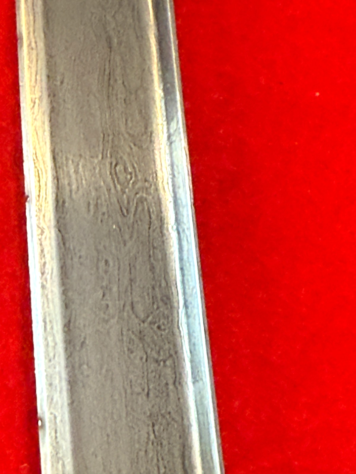Original Antique Austrian Damascus Presentation Sword w/Scabbard ...