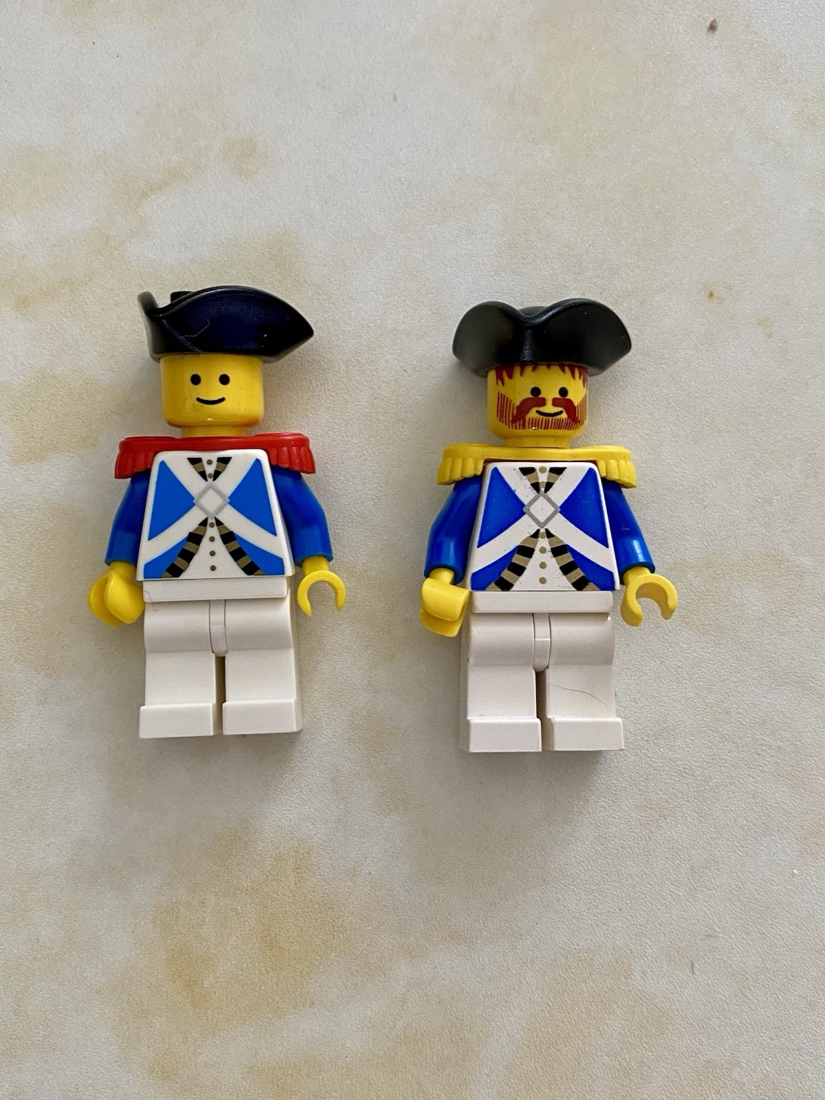 Lego Pirate Imperial Soldier Blue Coat Minifigure 6x5 Flag Cannon ...