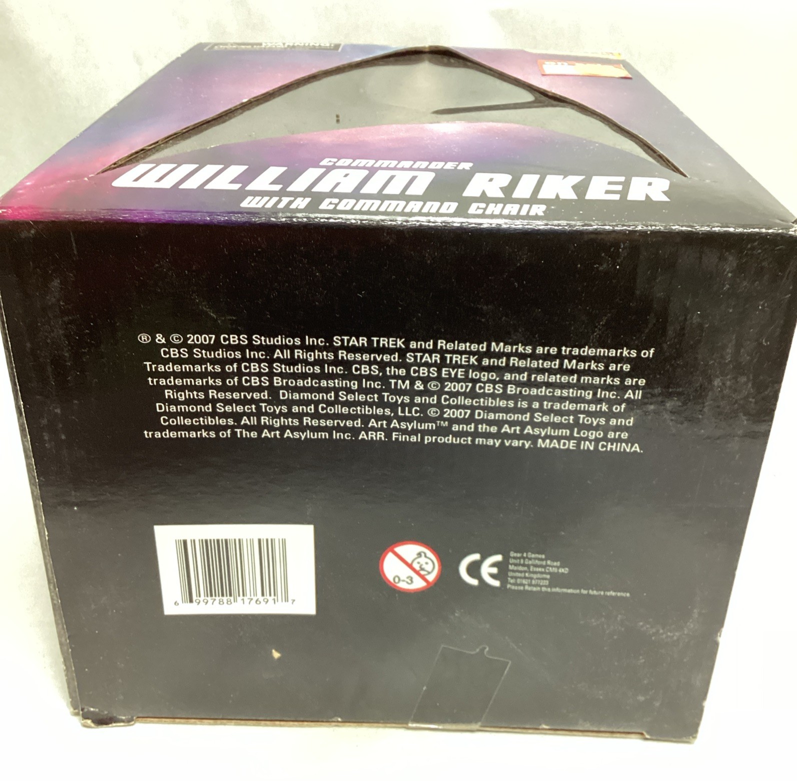 Diamond Select Art Asylum Star Trek TNG William Riker action figure ...