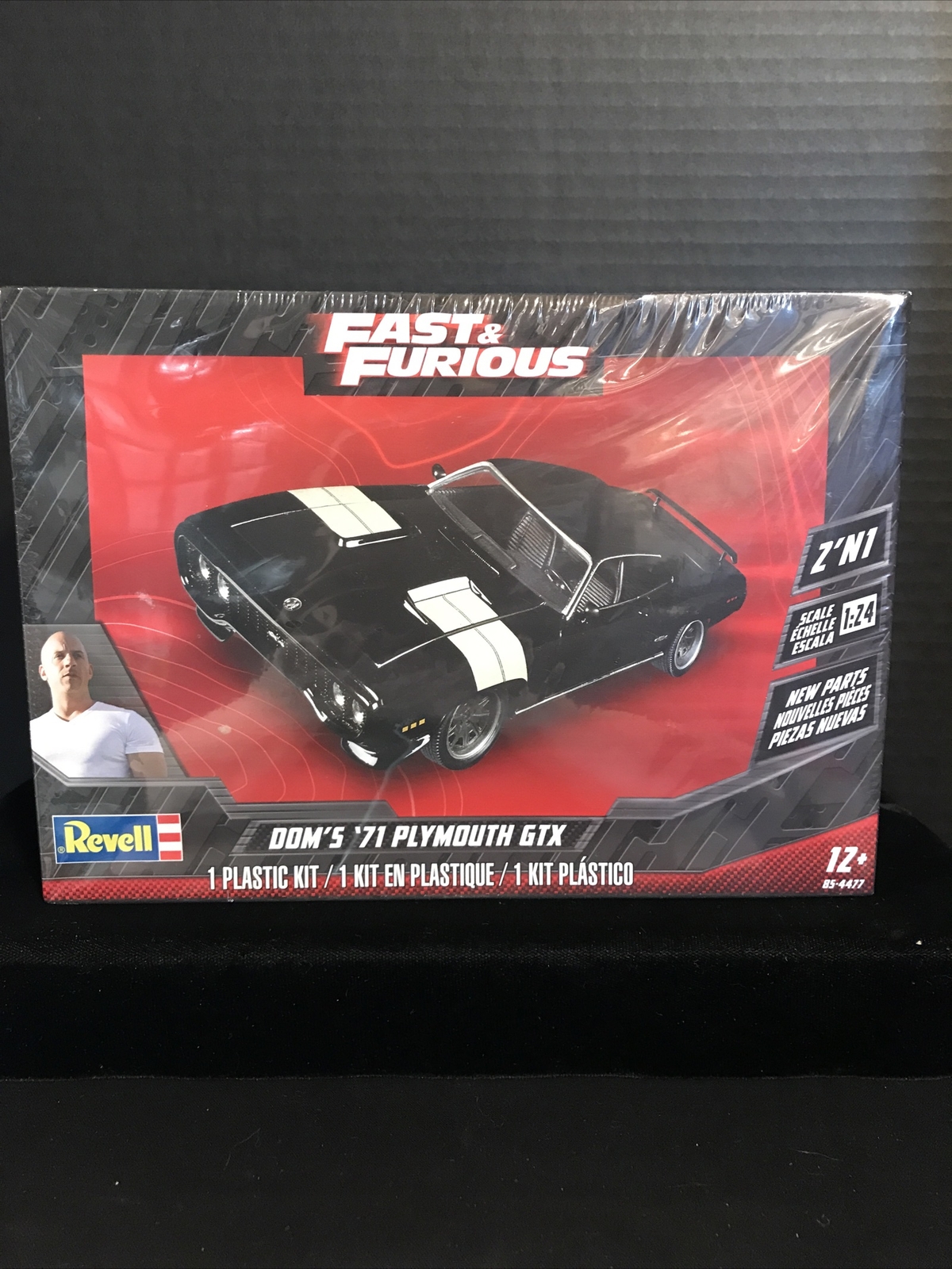 REVELL 85-4477 FAST & FURIOUS DOM’S ‘71 PLYMOUTH GTX MODEL KIT-NIB-1:24 ...