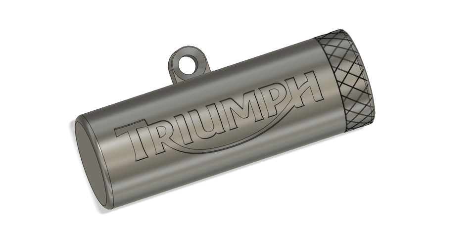 Improved Sealed Stash Tube w/ Emblem for Motorcycle, Boat, ATV - Color ...