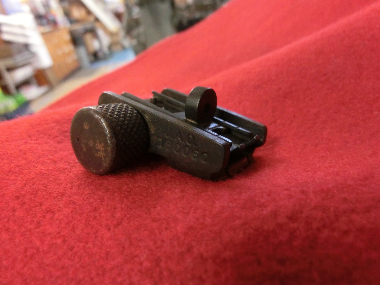 M1 Carbine Rear Sight--Adjustable Stamped(wartime) | eBay