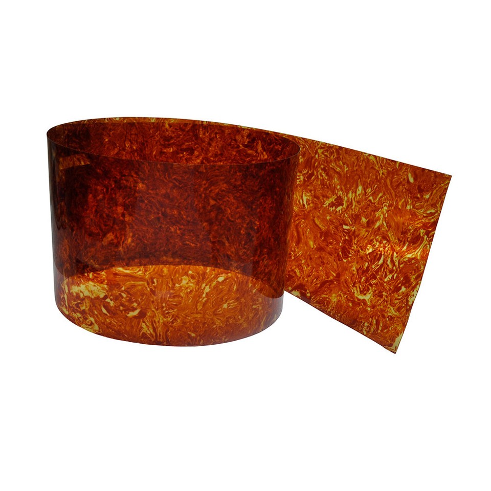 11" x 60" Drum Wrap 0.46mm Musical Instrument Deco Sheet Brown Tortoise ...