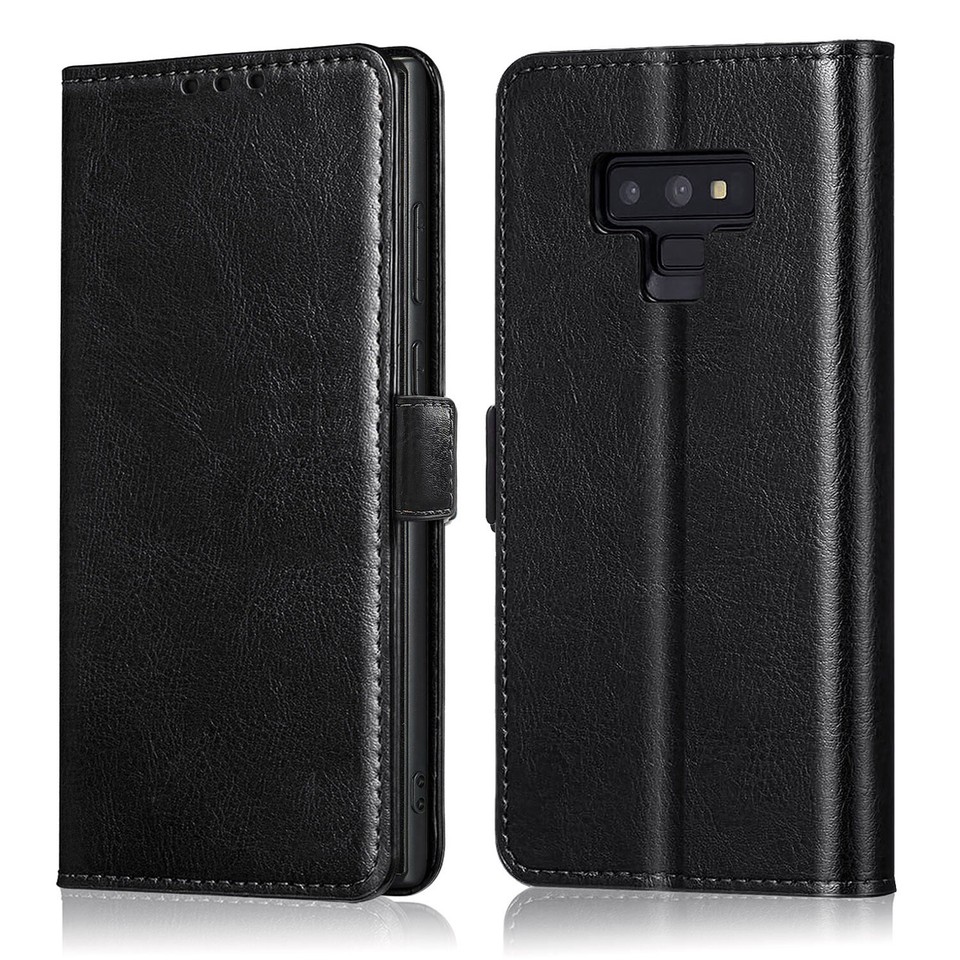 For Samsung Galaxy Note 9 Shockproof Leather Wallet Card Slots Phone ...