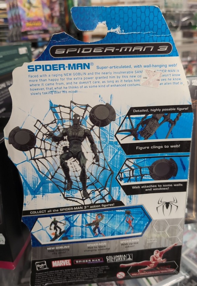 Hasbro Marvel Spider-Man 3 Super-Posable Web Action Figure New 2007 ...