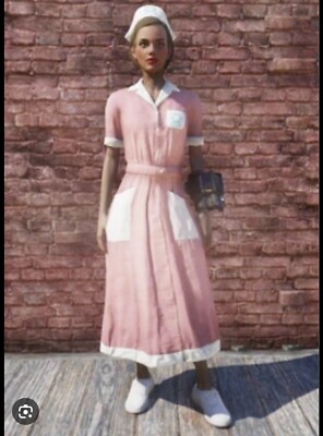 Fallout 76 Xbox Pink Asylum Dress, Read Desc. | eBay UK