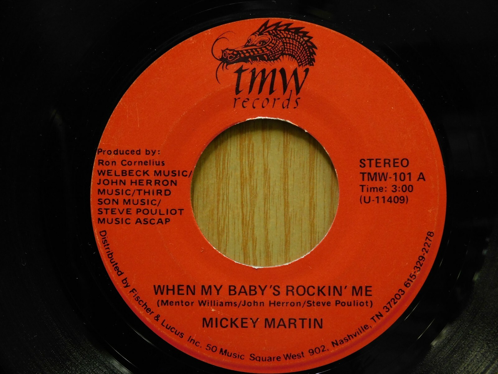 Mickey Martin 45 When My Babys Rockin Me on TMW | eBay