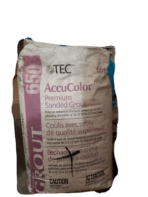 25 lbs. TEC AccuColor Premium Sanded Grout 650 SANDED ( 929 CHARCOAL ...