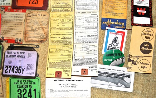 Vintage Hunting Licenses Lot. 1941 and up. | eBay