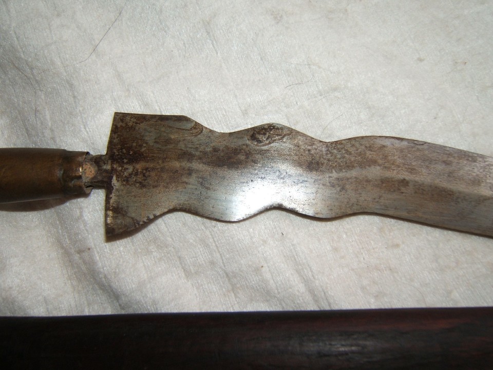 ww2 wwii java indonesia philippines kris punyal fixed blade knife vet ...